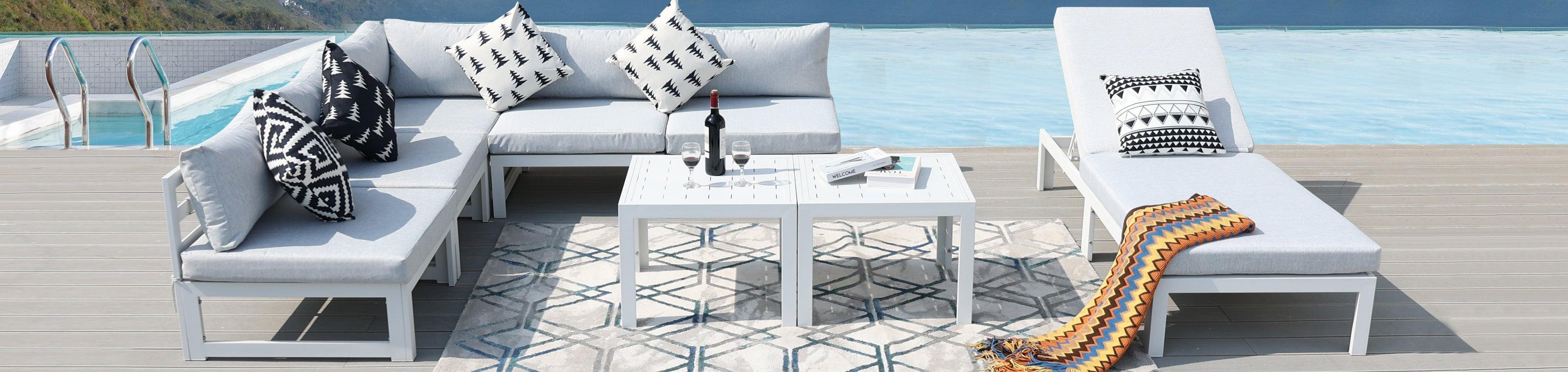 Aluminum Chairs & Lounges - Nicesoul Furniture